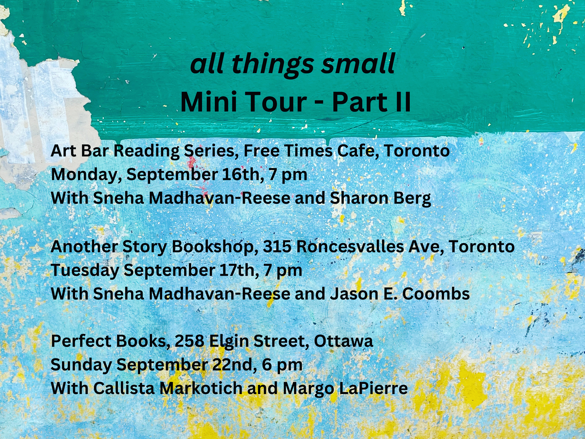 Events – Susan J. Atkinson